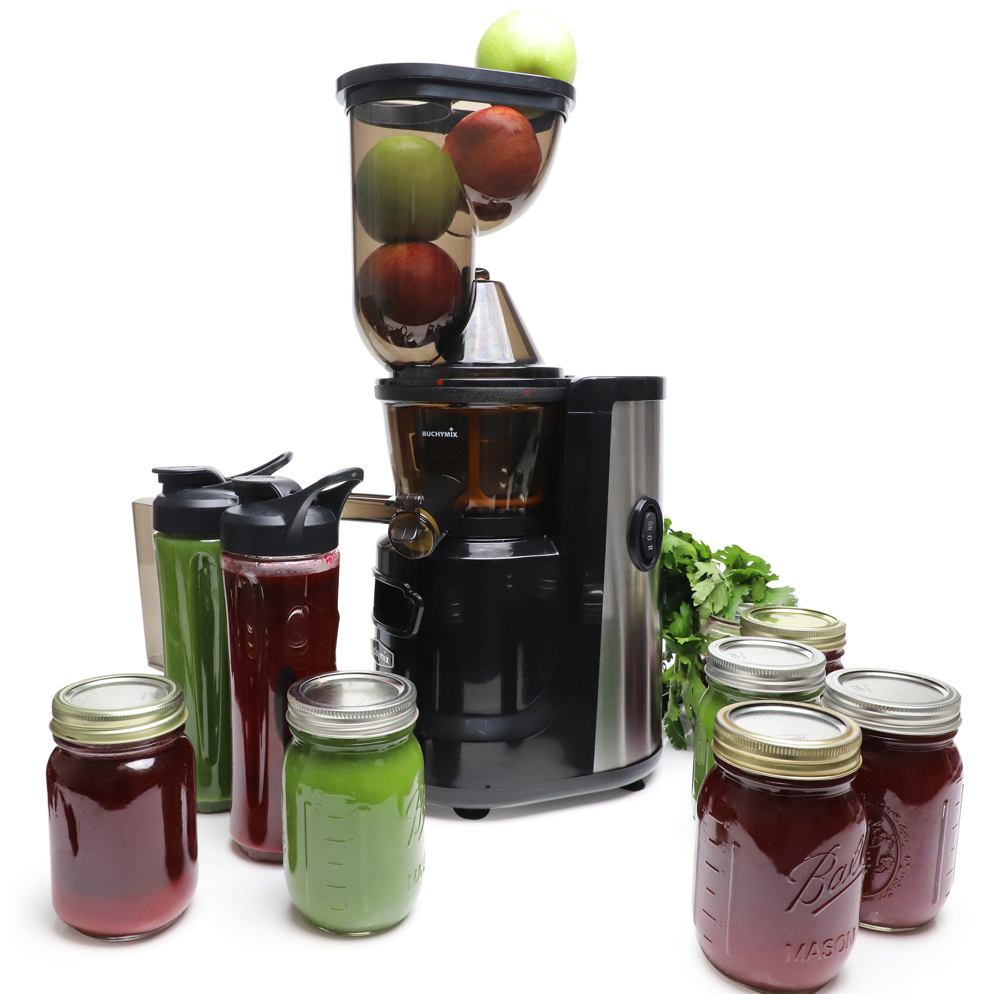 Premium Masticating Cold Pressed Juicer With High Torque Motor | Buchymix